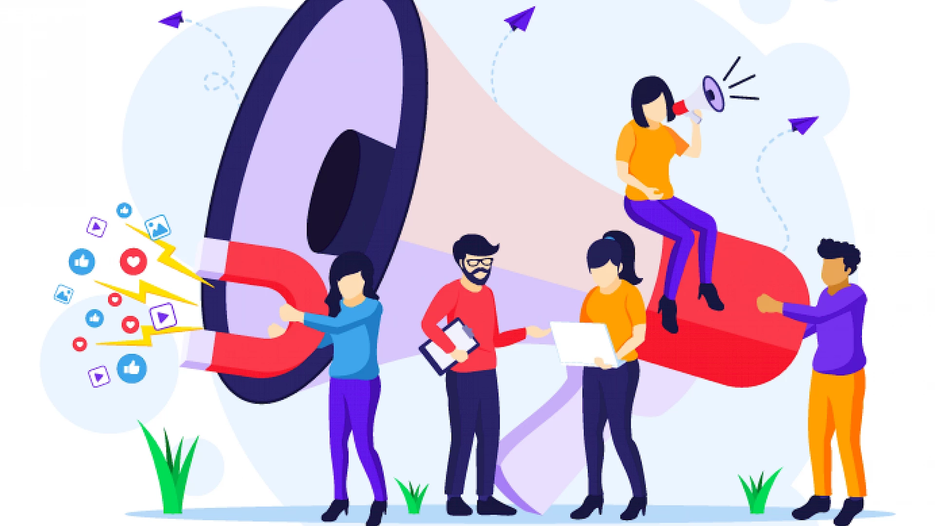 Mainosmateriaalit kampanjasi tueksi - Huima